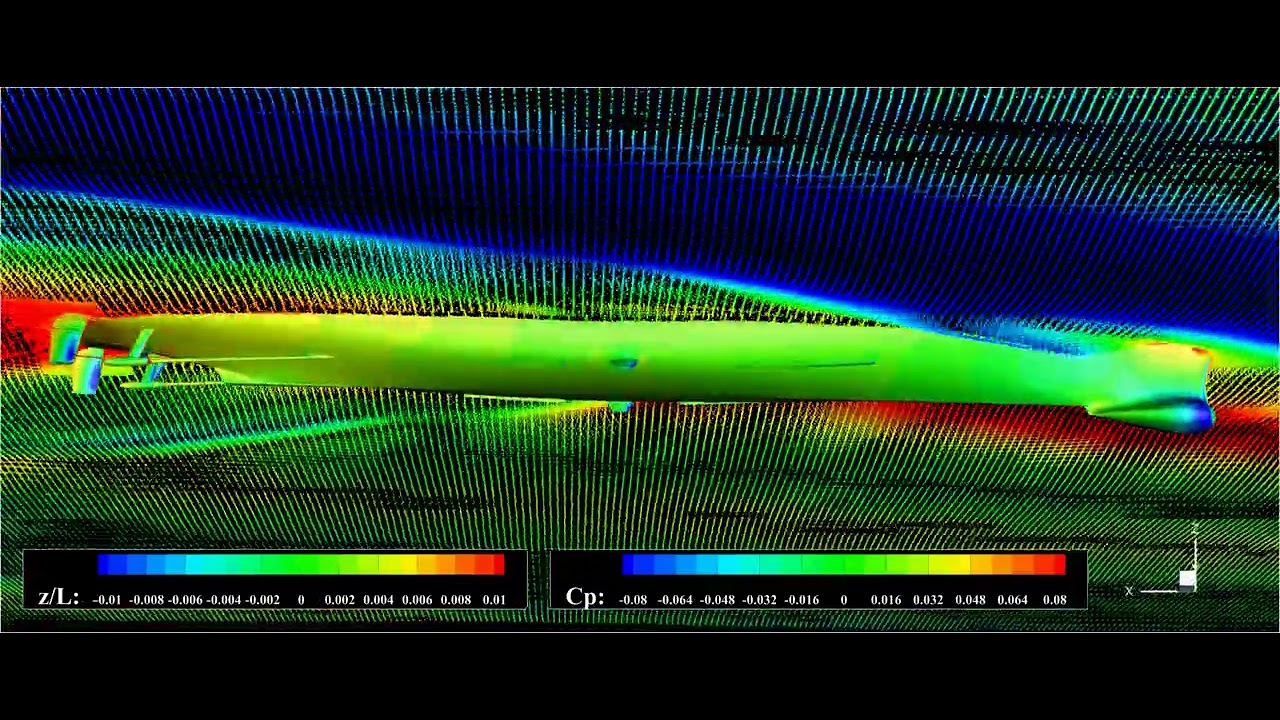 5415M combatant in irregular (following) wave - YouTube