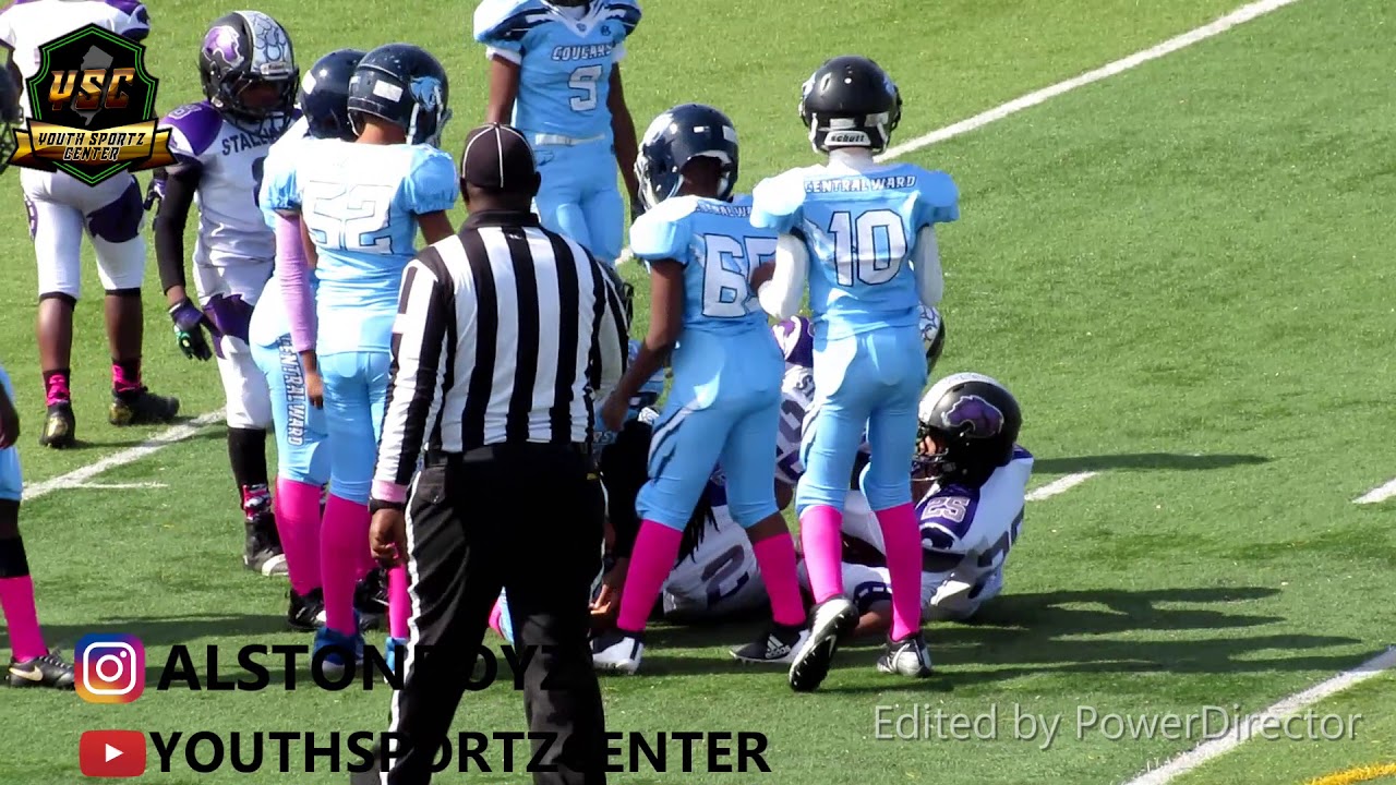 2019 Pop Warner presents Centralward blue devils vs southeast stallions ...