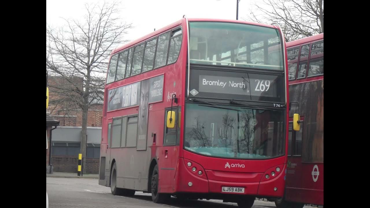 Enviro 400 Arriva London T74 LJ59ABK on Route 269 Sitting around at Bexleyheath Friswell Place ...
