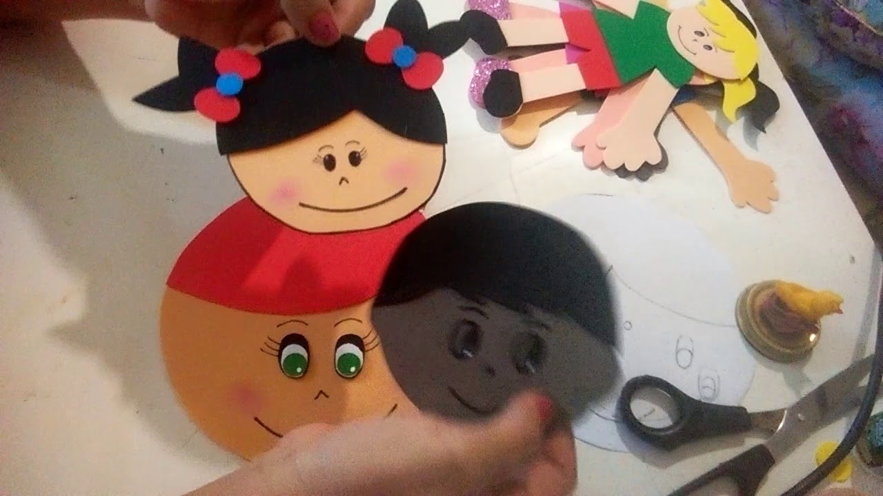 Bonecos simples em EVA - rápido e fáceis - YouTube
