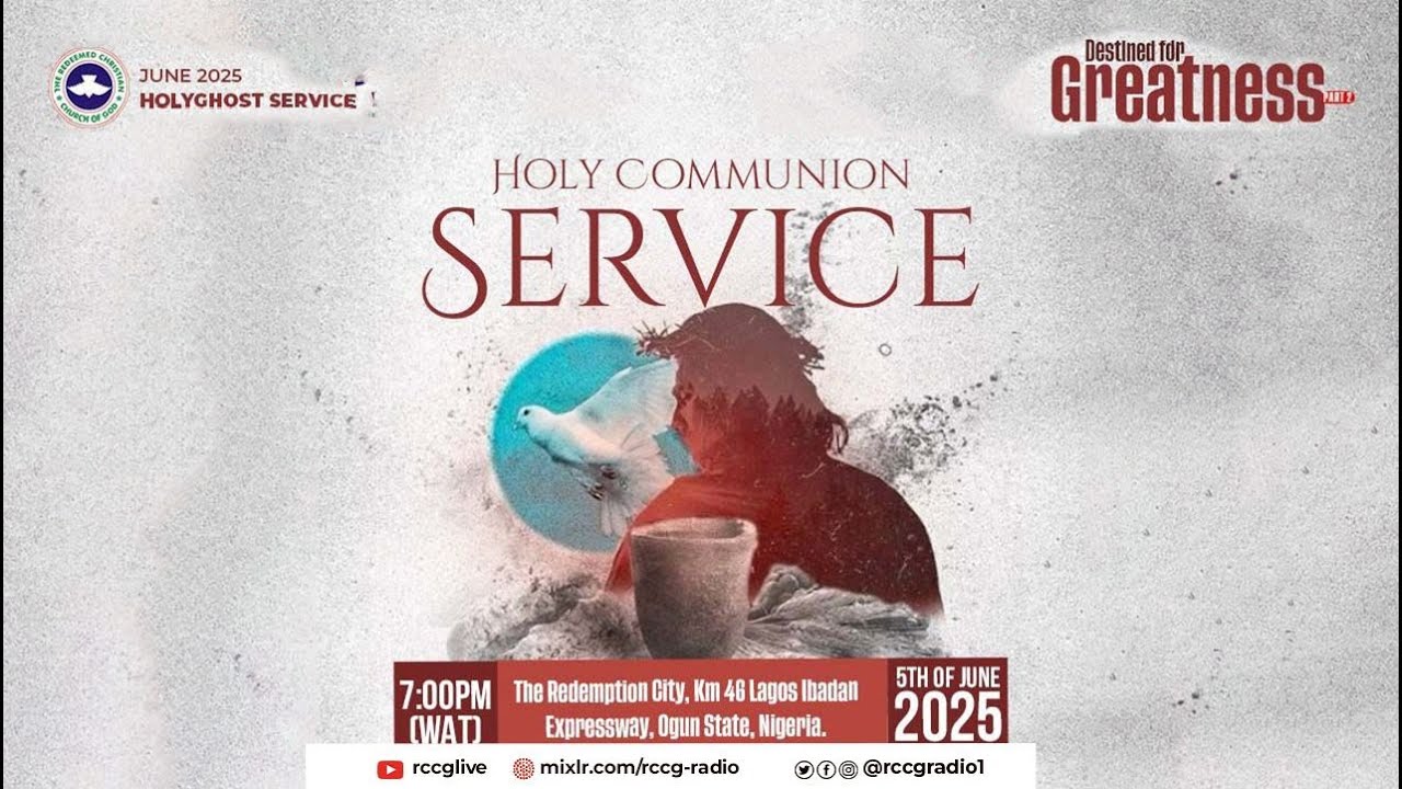 RCCG JUNE 5th 2025 | HOLY COMMUNION SERVICE - YouTube