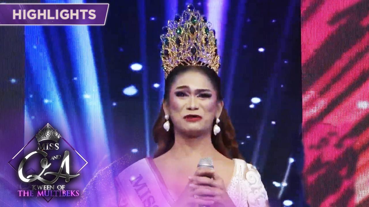 Maja Kubrador gets her 3rd crown | Miss Q and A: Kween of the Multibeks - YouTube