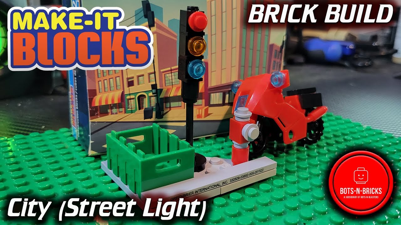 [Brick Builds] Make-It Blocks - City (Street Light) - YouTube