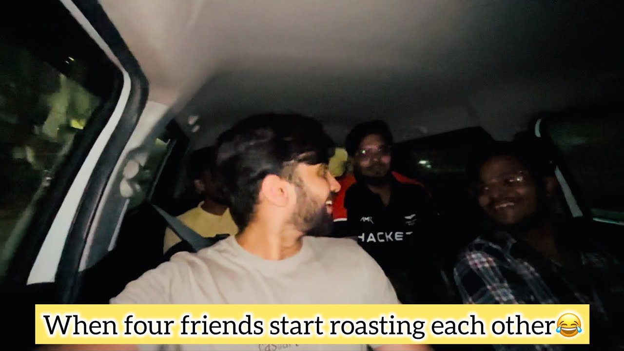 When four friends start roasting each other 🤫 | Funny Vlog | Roasting ...