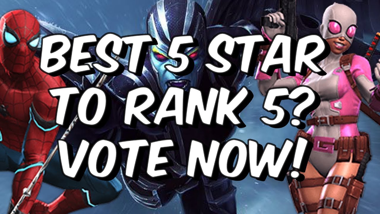 Best 5 Star Champions To Rank 5? - Vote Now! - Marvel Contest Of ...