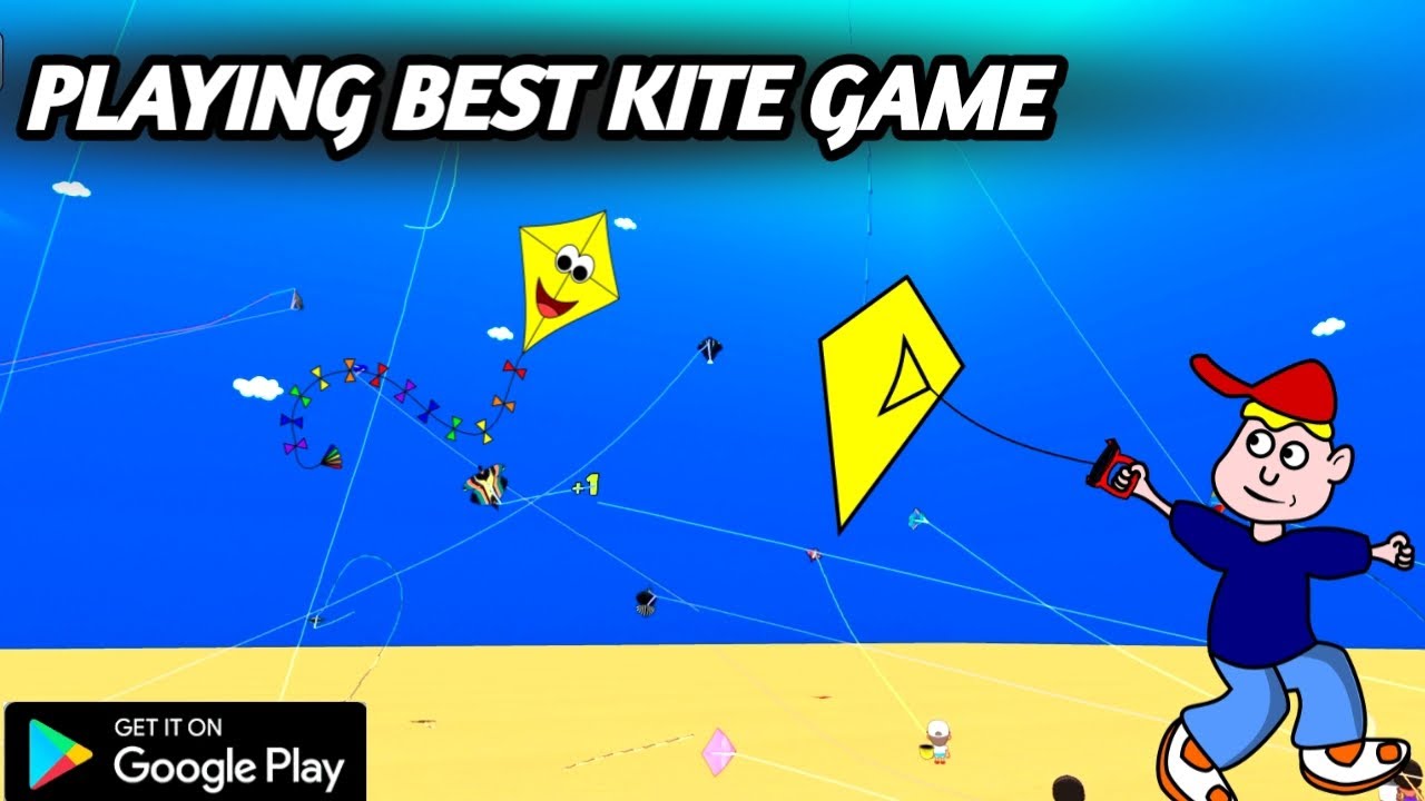 PLAYING BEST KITE FLYING GAME(SO INTERESTING🤓 )FROM PLYSTORE - YouTube