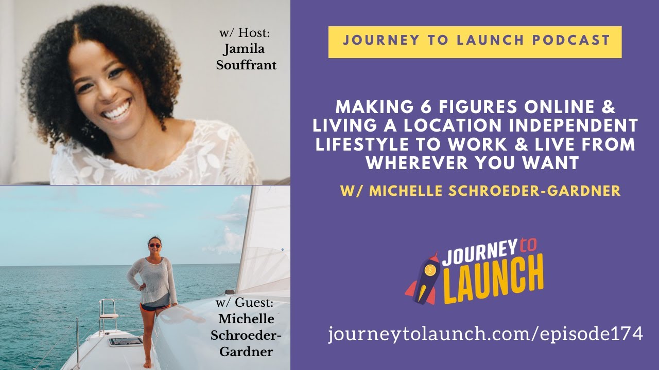 174- Making 6 Figures Online & Living a Location Independent Lifestyle ...