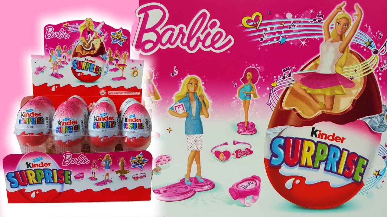 3 eggs BARBIE Easter Kinder sorpresa opening toys Huevos egg toy Funny ...