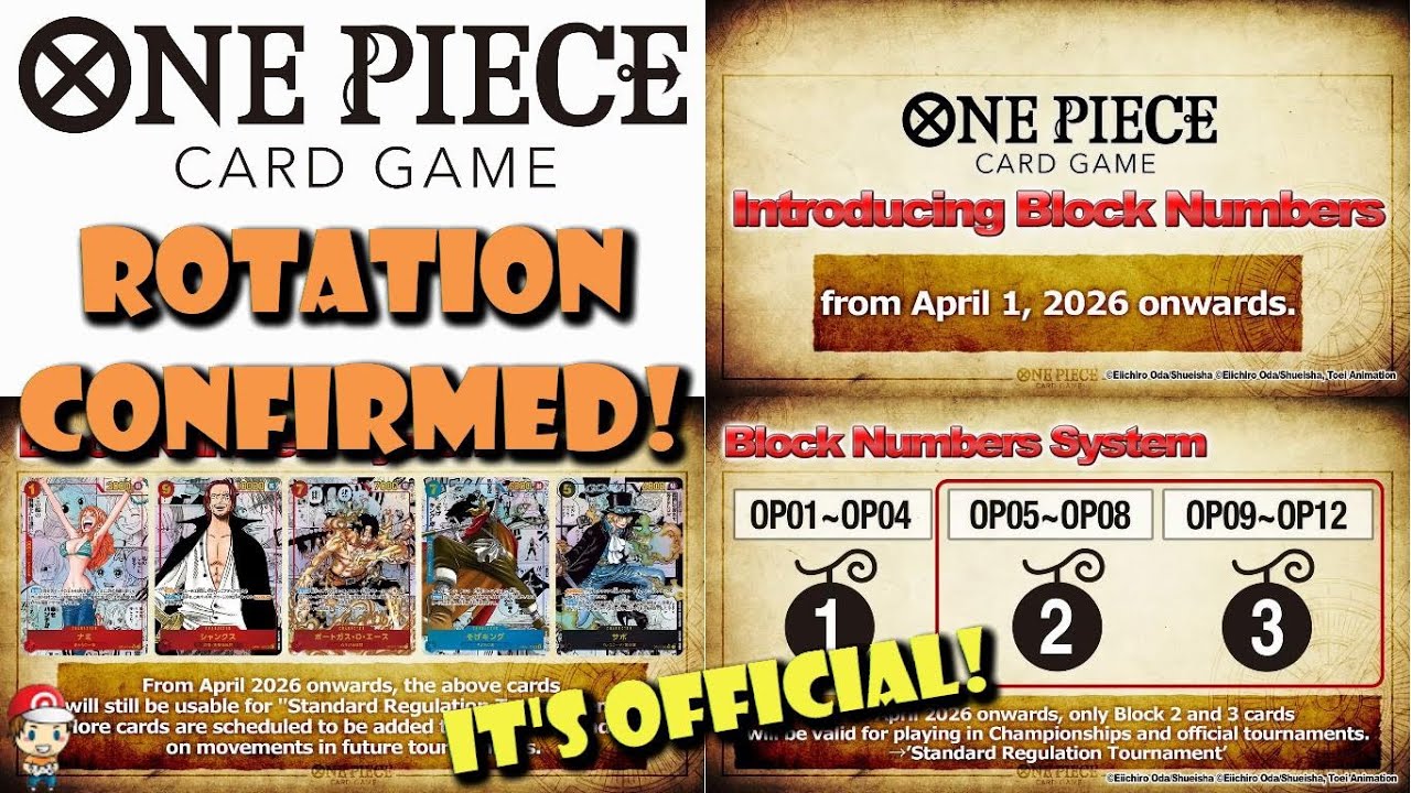 Rotation CONFIRMED for the One Piece TCG! Older Sets WILL Go Away! (One ...