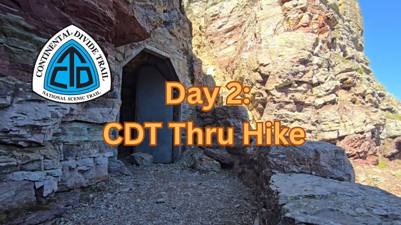 Day 2: THROUGH the Mountain - CDT Thru Hike - YouTube