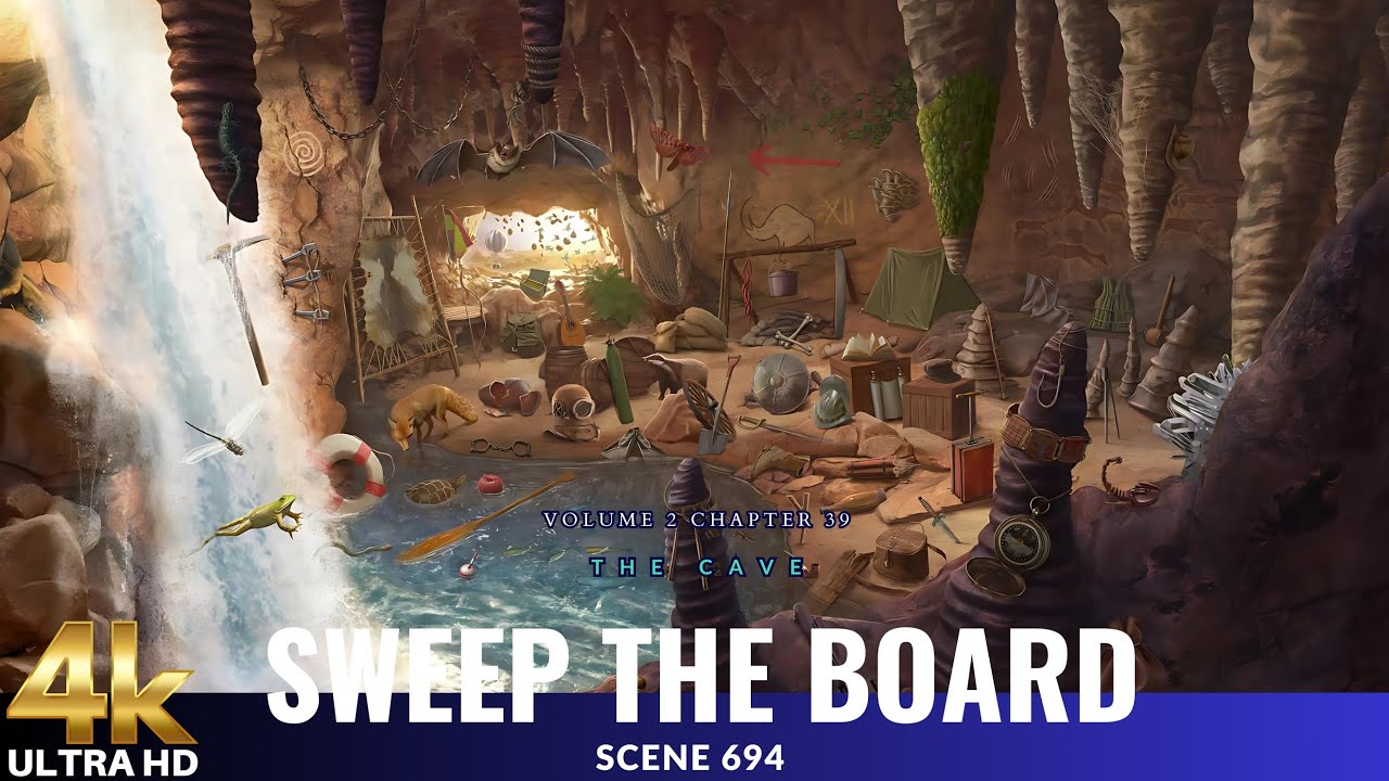 JUNE'S JOURNEY SWEEP THE BOARD SCENE 694 | Vol 2 Ch 39 | The Cave | 4K ...
