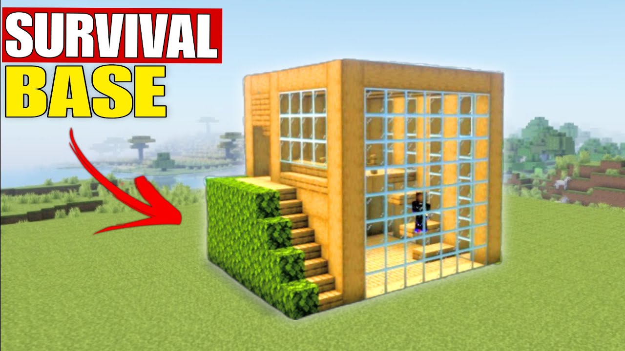 Minecraft:Survival House tutorial 🛖⚒️ - YouTube