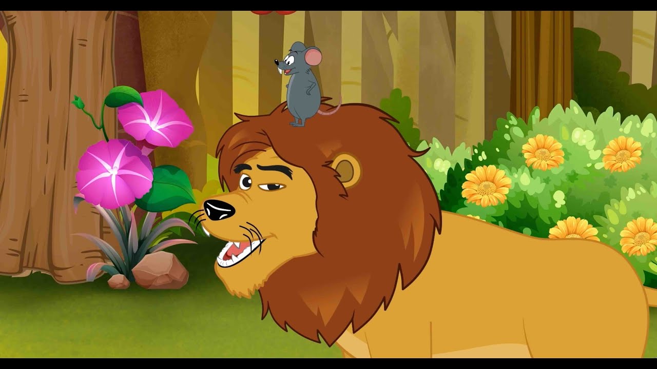 Le Rat, le Lion et Cendrillon | Fable | Dessin Animé avec ...