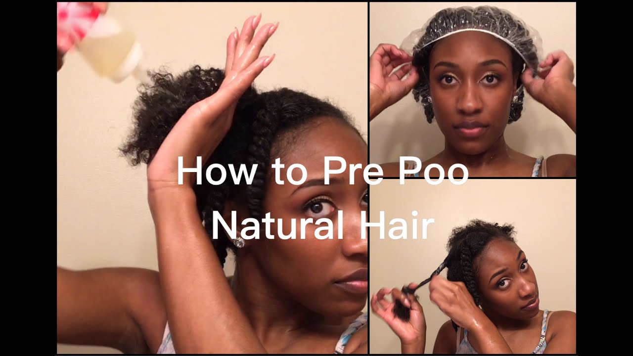 How To | Pre Poo Natural Hair - YouTube