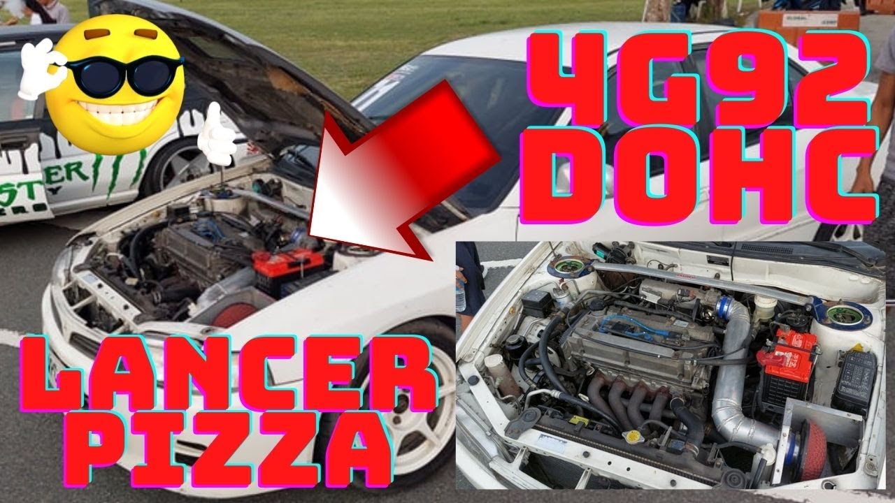 LANCER PIZZA RACE CAR MODE (4G92 DOHC MIVEC) - YouTube