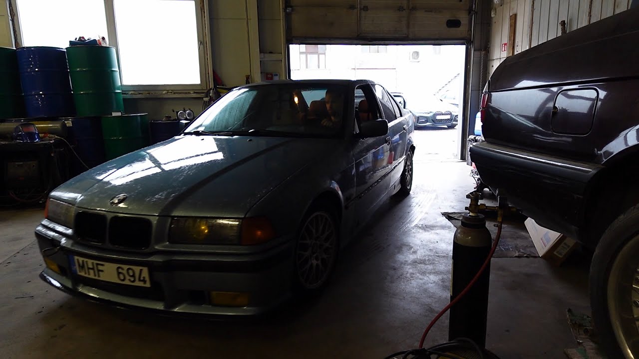 BMW e36 m43b16 turbo - inspekcijuojam ir kraunam Speeduino - YouTube
