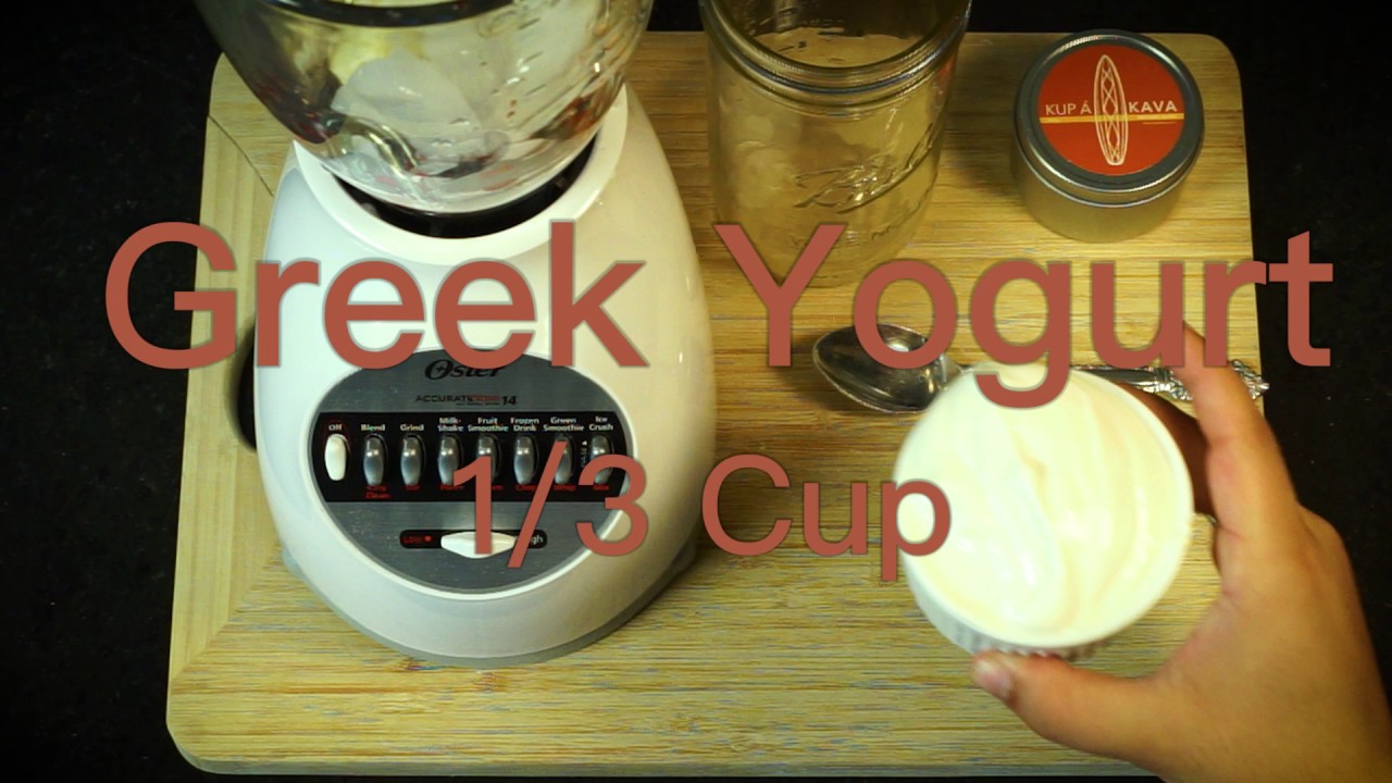 Kava Kava Smoothie Recipe from Kup-A Kava - YouTube