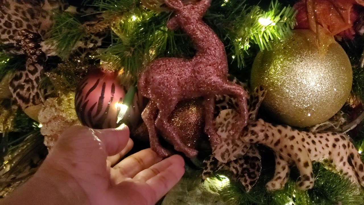 Leopard Print Christmas Tree Family Room/12 Days of Christmas Trees # 4 ...