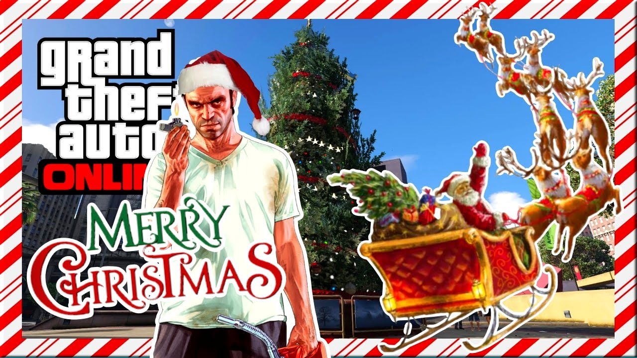 SANTA'S SLEIGH SHOTDOWN!!! GTA V ONLINE [PS4] CHRISTMAS UPDATE 2022 ...