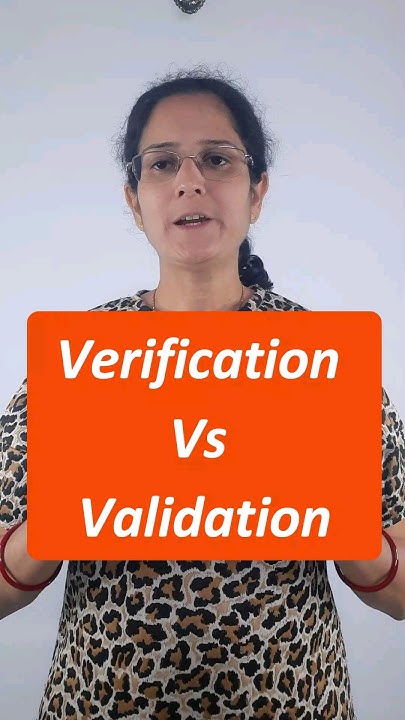 Manual Testing Interview Question 2 Verification Vs Validation