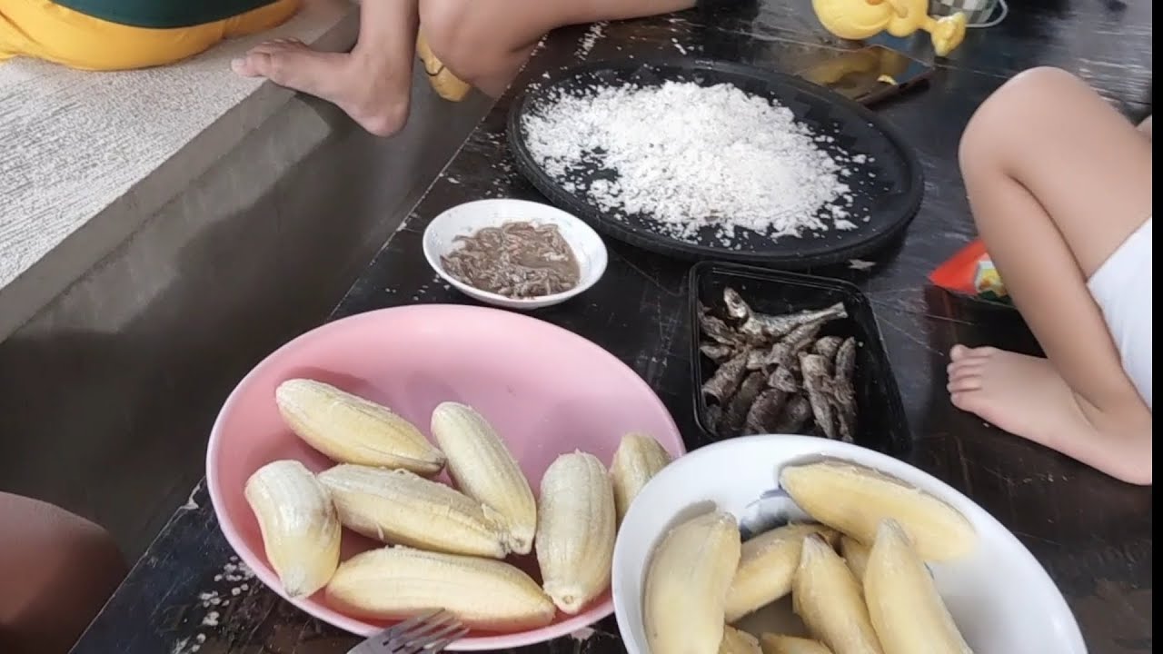 saging saba sa probinsya baon swimming - YouTube