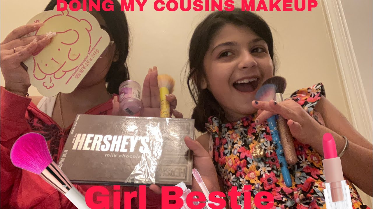DOING MY COUSINS MAKEUP GONE WRONG @Demetro4life - YouTube