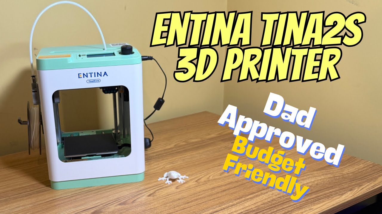 Entina Tina2S - Budget Friendly 3D Printer - A.I. READY - YouTube