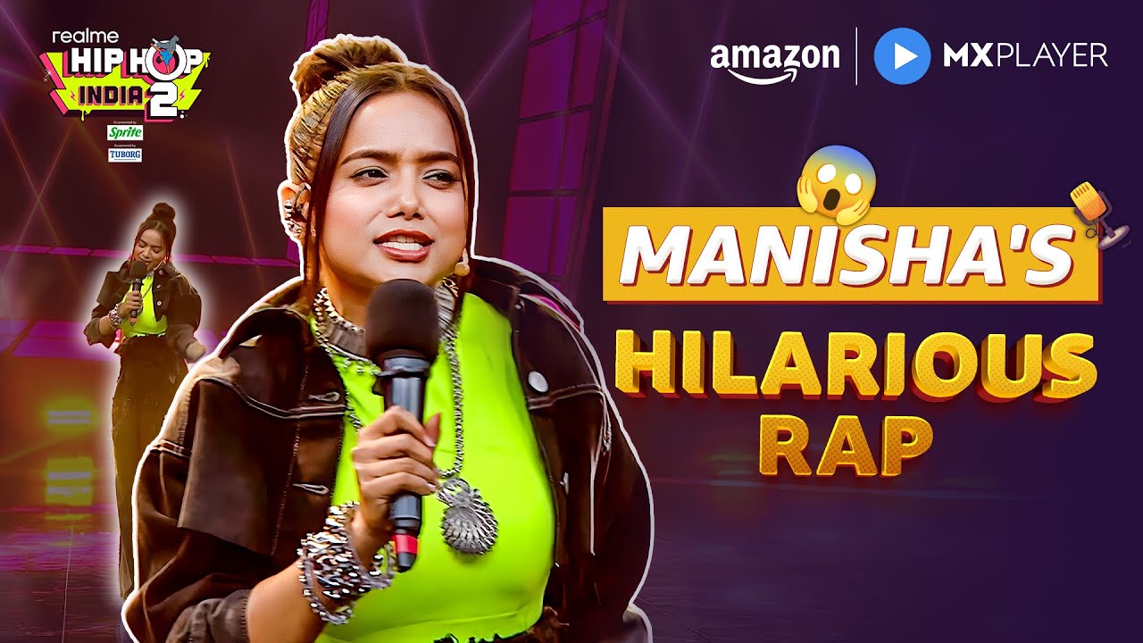 Manisha Rani's Bihari Style Rap😂 ft. Wicked Sunny | Realme Hip Hop ...