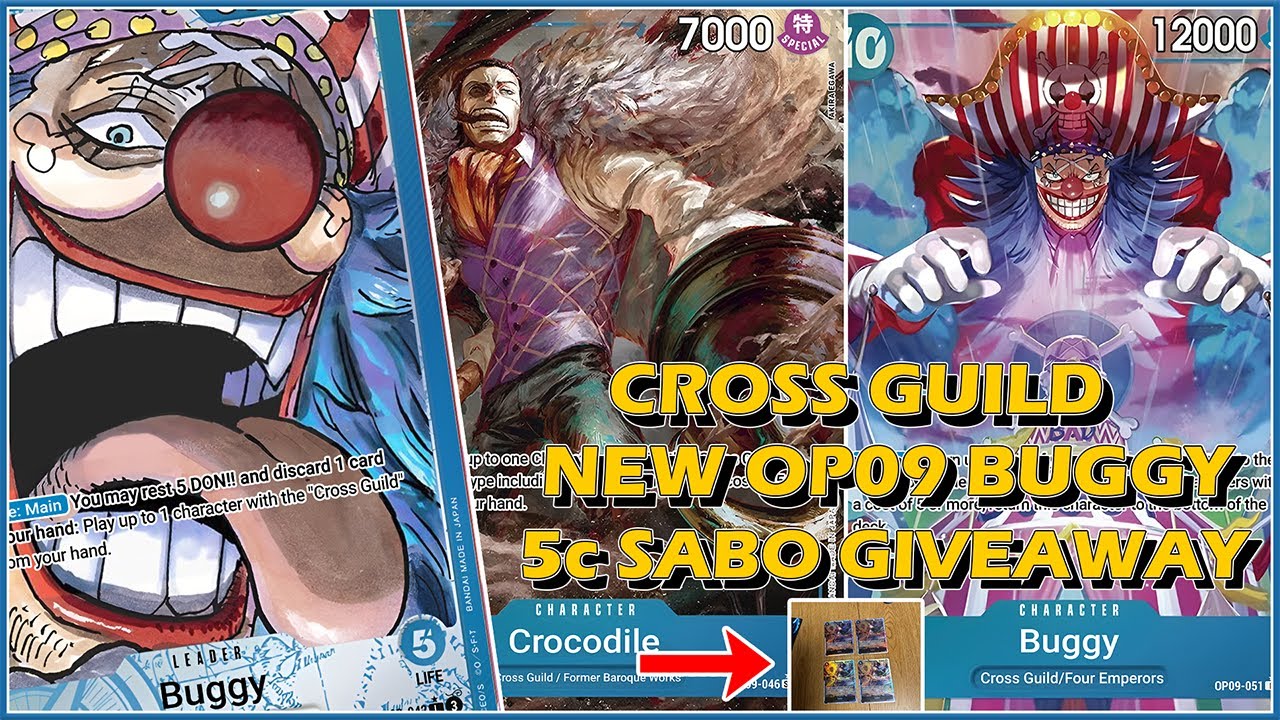 BUGGY | HARD COUNTER BLACKBEARD WITH CROSS GUILD & SABO GIVEAWAY ...
