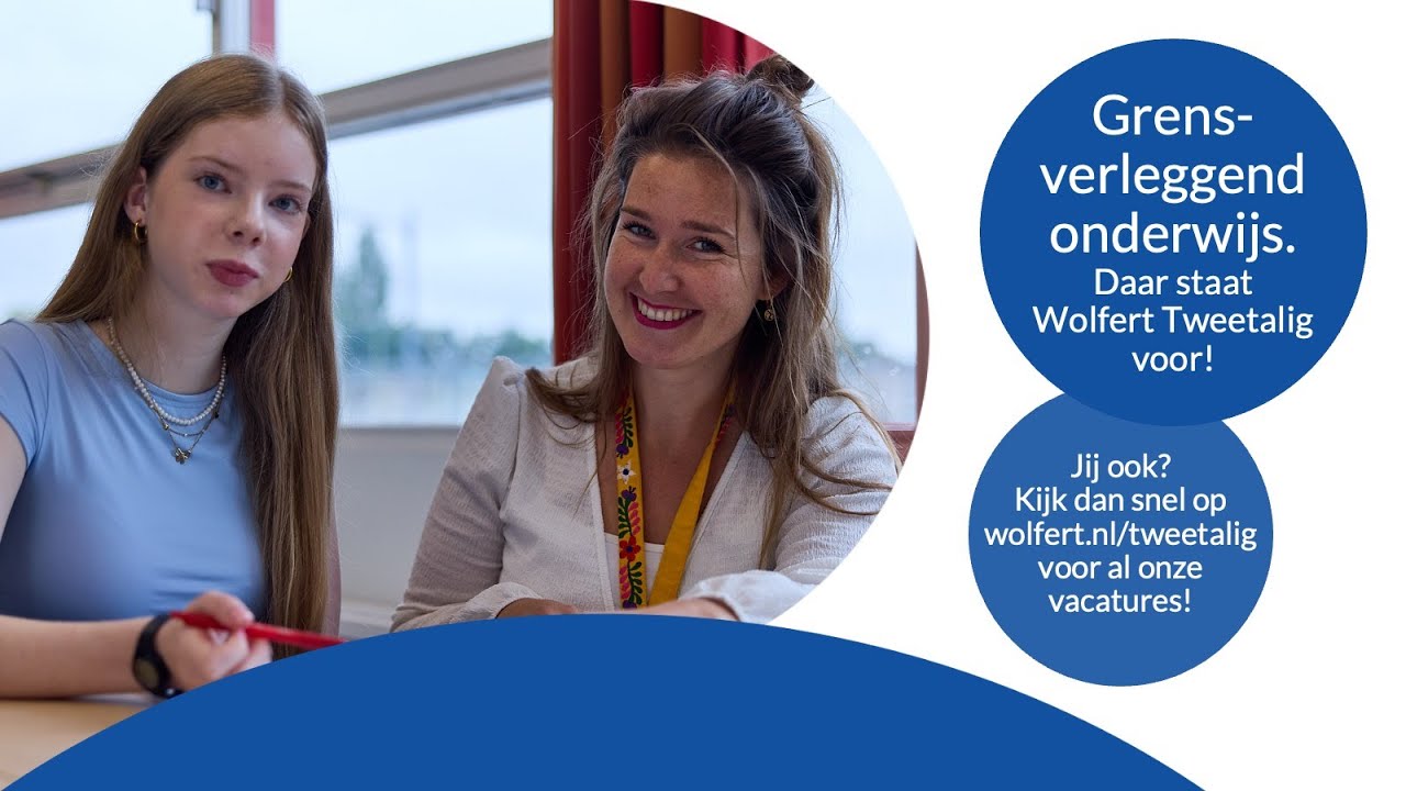 Wolfert Tweetalig | Diverse vacatures voor vakdocenten - YouTube