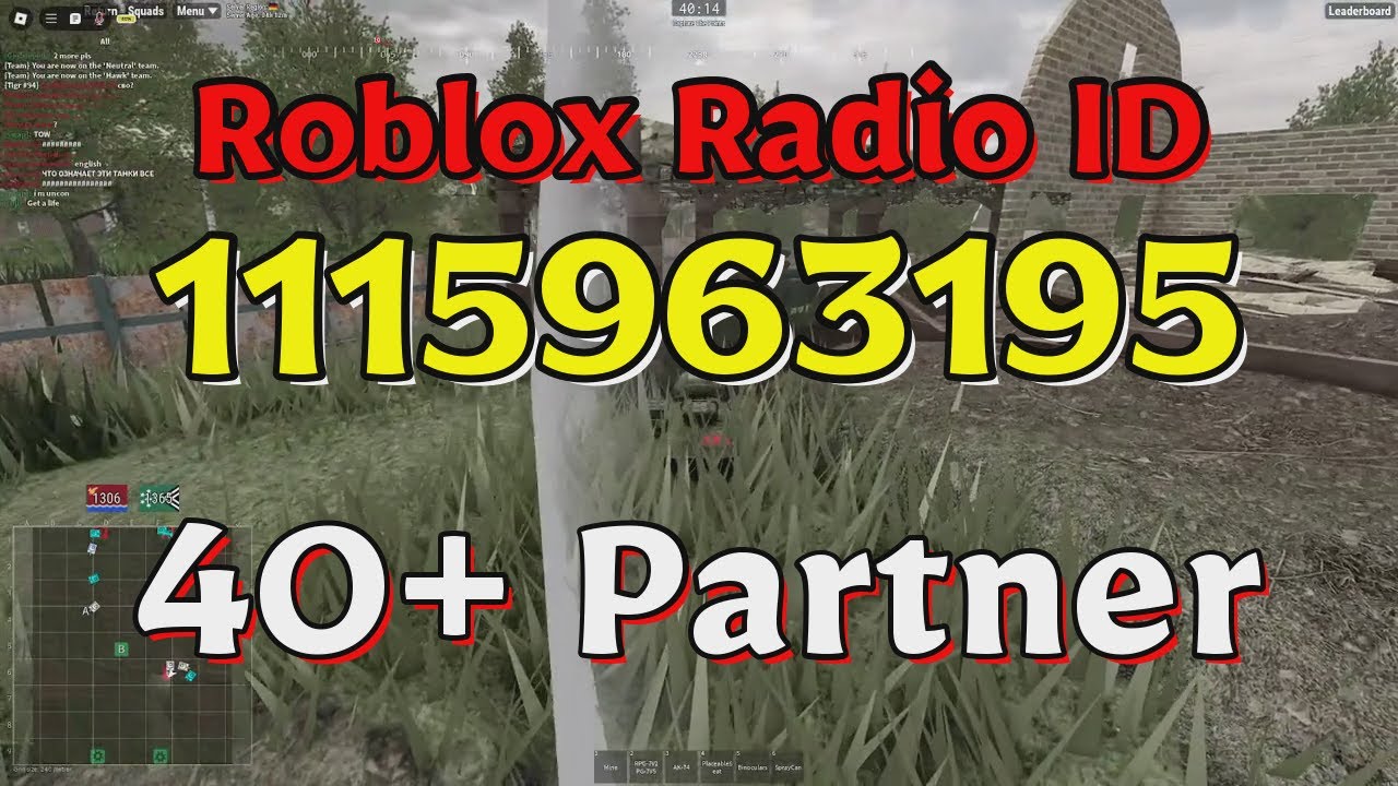 Partner Roblox Radio Codes/IDs - YouTube