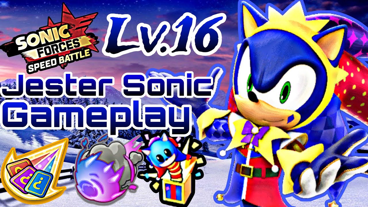 Sonic Forces Speed Battle ⚪️🔹 Jester Sonic 🔹 Gameplay 🔹⚪️ - YouTube
