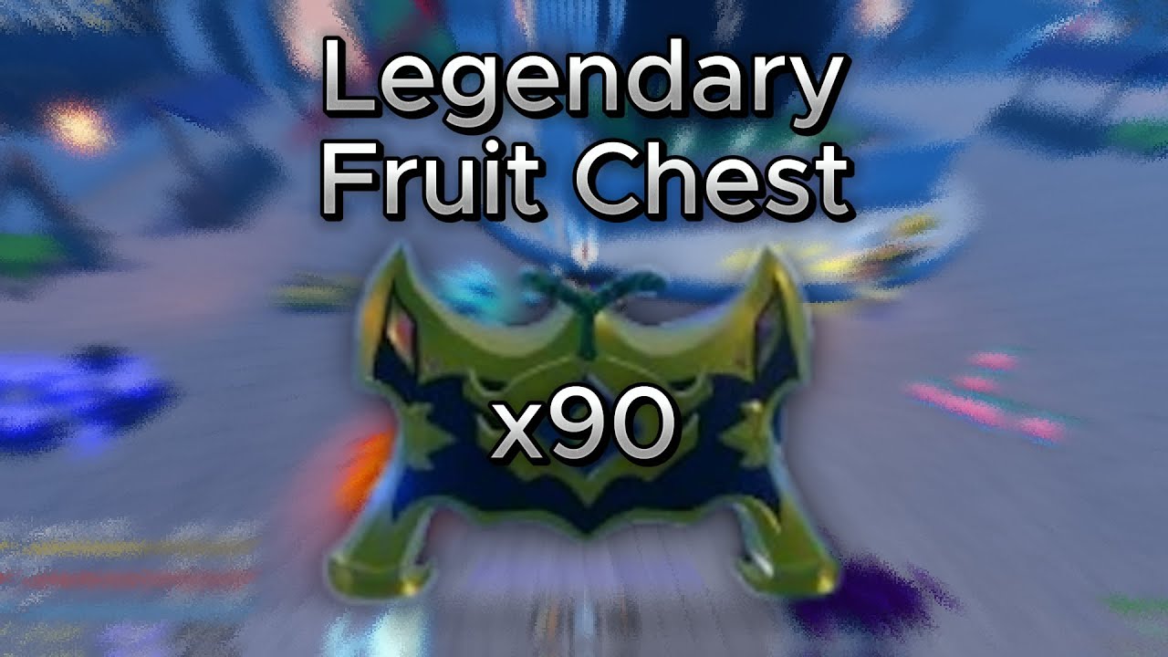 [GPO] Opening 90 Legendary Fruit Chests - YouTube