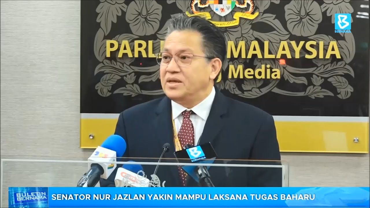 Senator Nur Jazlan yakin mampu laksana tugas baharu - YouTube