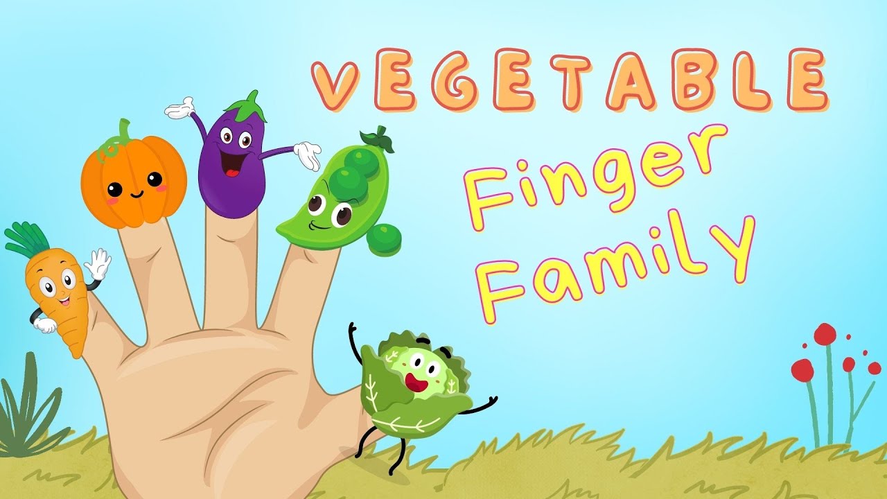 Vegetable Finger Family / Kids Cartoon / Kids Songs / Nursery Videos ...