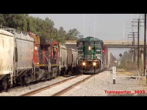 Tarde en La Barca con FSRR, FXE, CN, BNSF y GECX (Ex-BNSF)! - YouTube