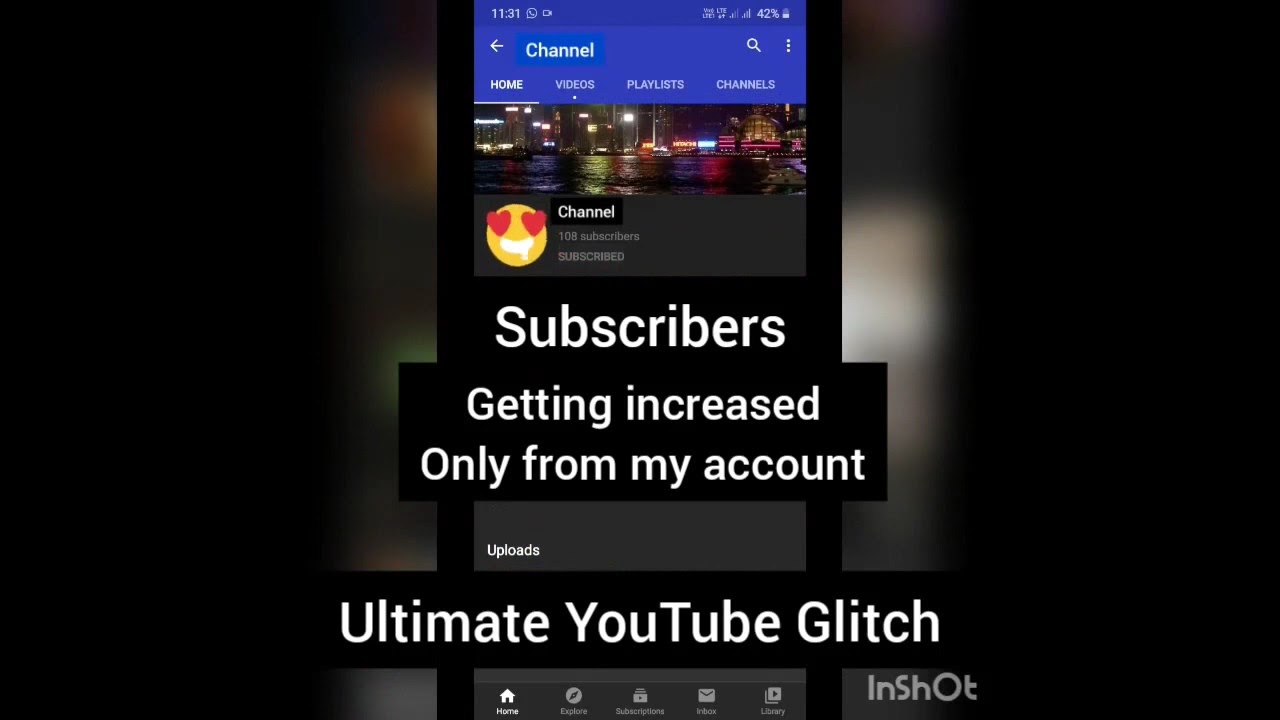 Youtube Subscribers getting increased | Youtube Glitch | Subscribers ...