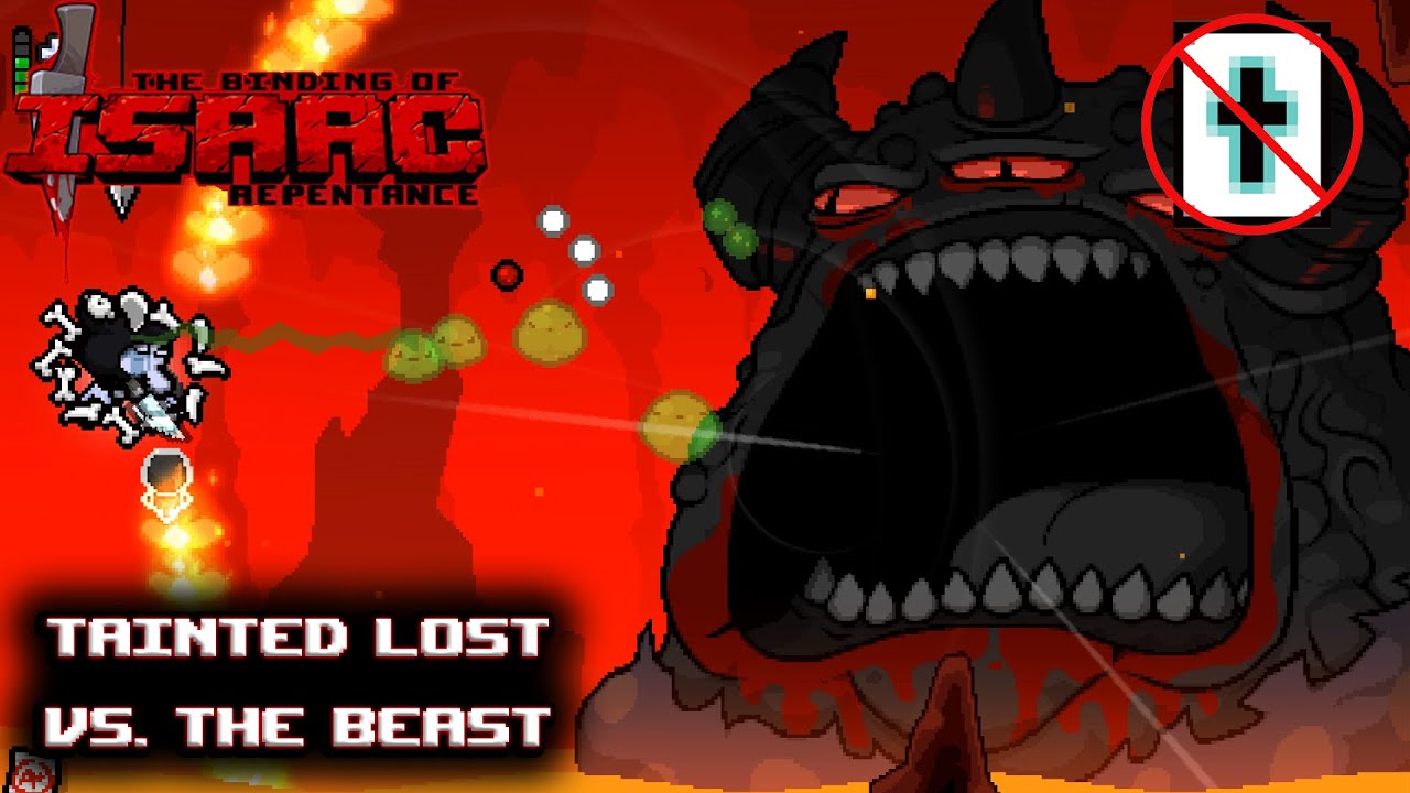 The Binding of Isaac Repentance #170 // Tainted Lost Vs. The Beast (No ...