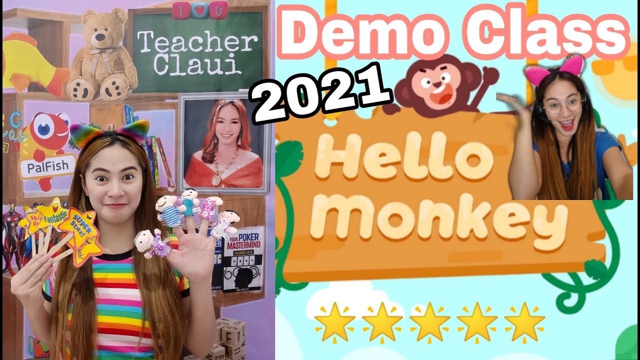 Palfish DEMO CLASS | Hello Monkey - YouTube