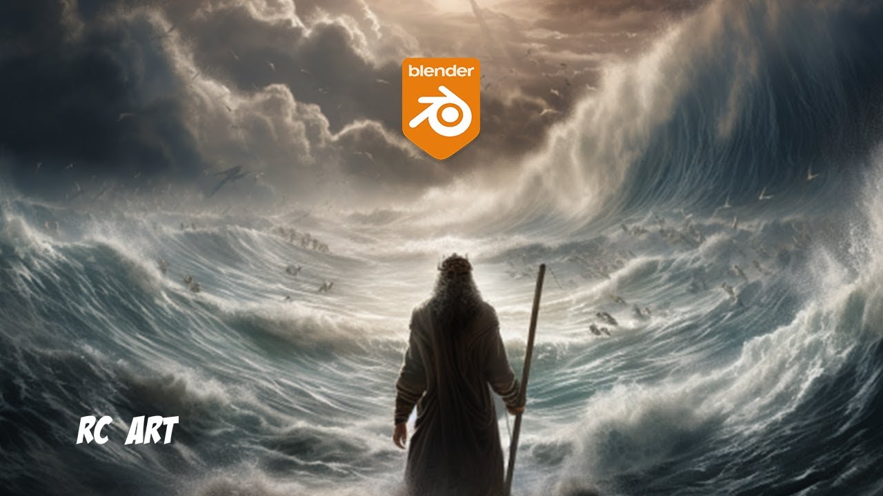 Parting The Red Sea: Blender Liquid Simulation - YouTube