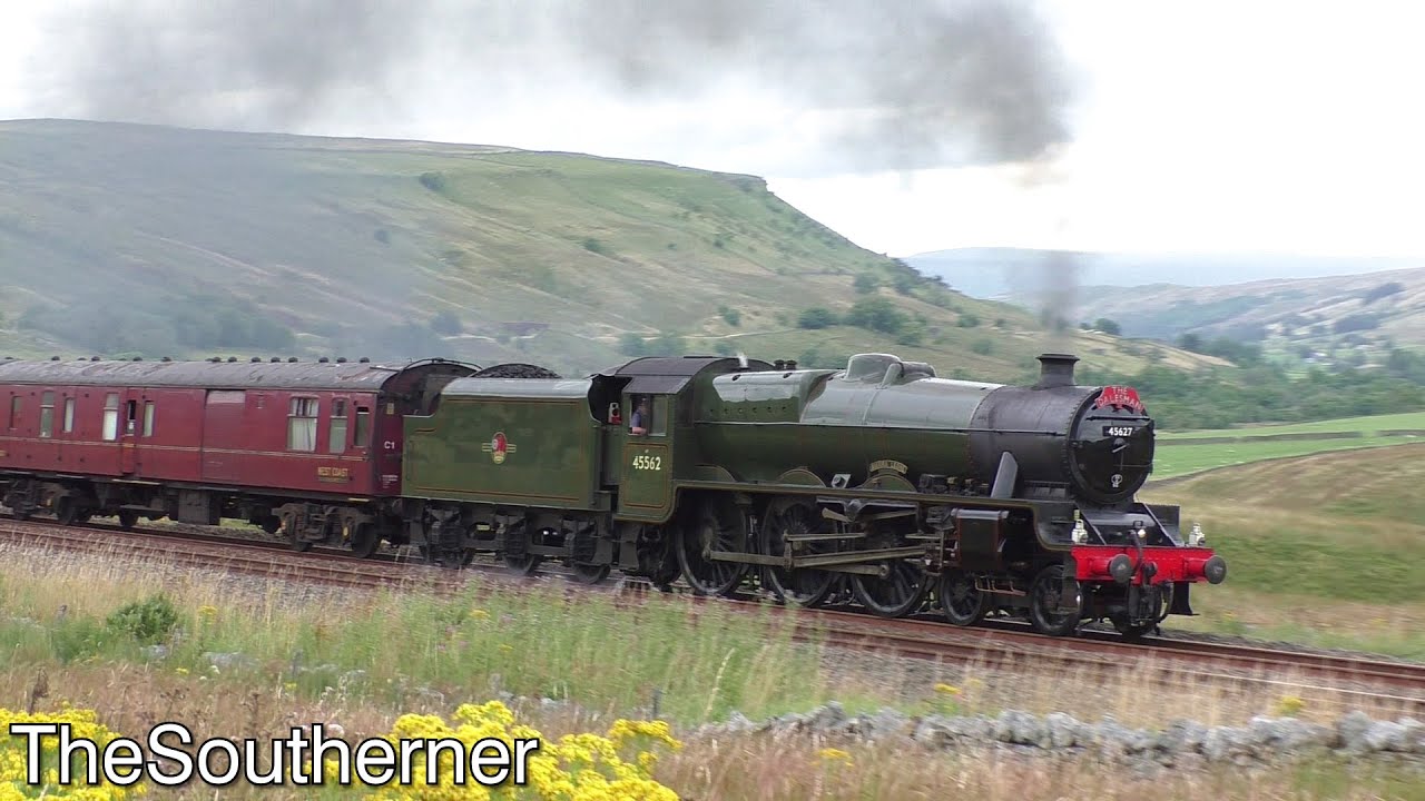 Stanier Power | Jubilee's at work on the Mainline 2021 - YouTube