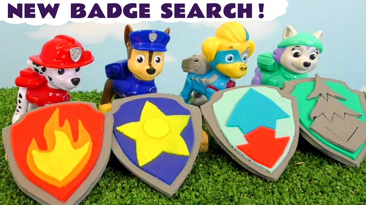 The Pups Search for their New Mighty Pup Badges - YouTube