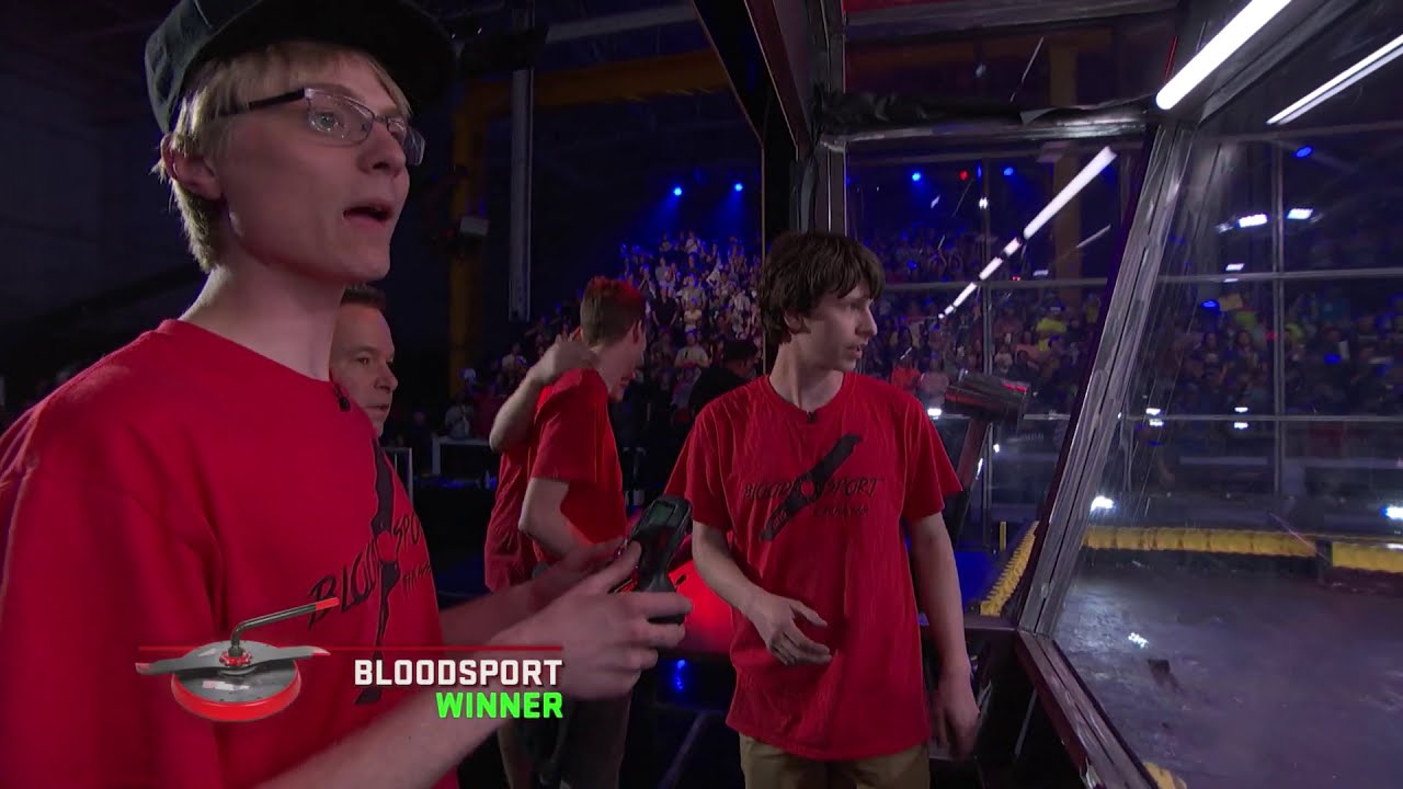 BattleBots Basement Tapes BLOODSPORT vs SHARKOPRION 1080p - YouTube