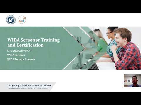 ELPA- WIDA Screener Training and Certification - YouTube