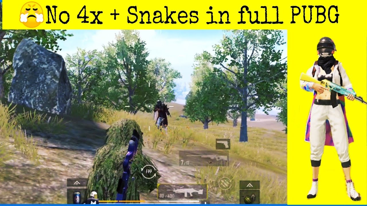 😤 No 4x + 🐍Snakes in PUBG MOBILE || PUBG MOBILE GAMEPLAY || ERANGLE 2.0 LAG || PLAYERS_UNKNOWN ...
