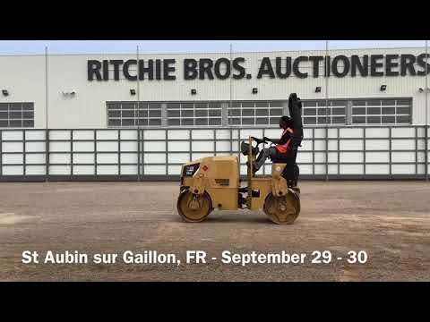 2011 Caterpillar CB22 ( SN: 00751 ) Tandem Roller - YouTube