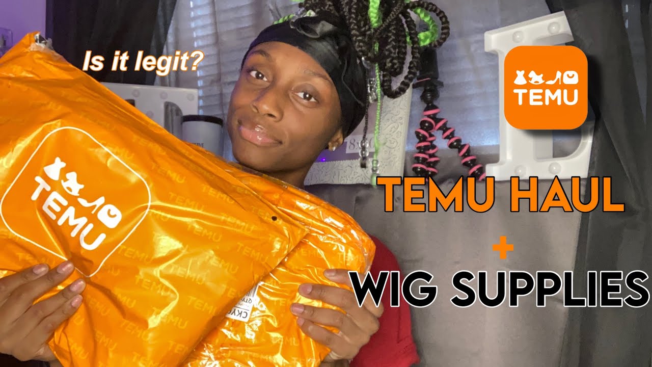 Temu *wig haul * wig stand + wig etc! - YouTube