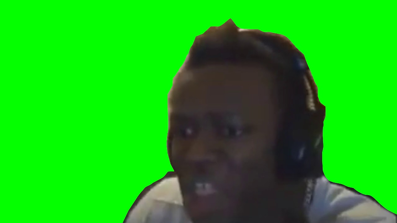 KSI screaming green screen - YouTube