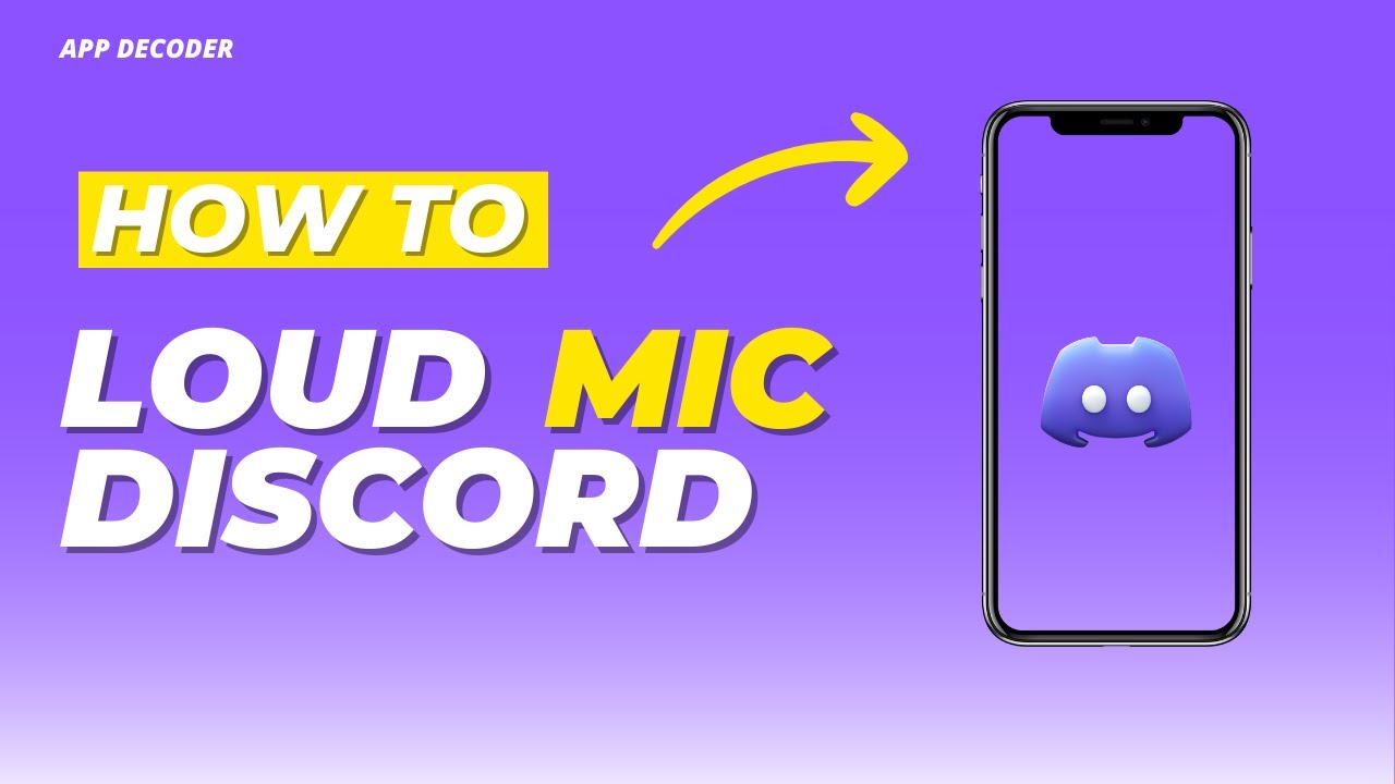 How to loud mic on discord - YouTube