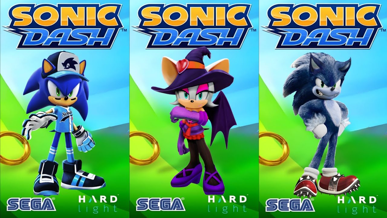Slugger Sonic 🆚 Witch Rouge 🆚 Movie Werehog vs All Bosses Zazz Eggman ...